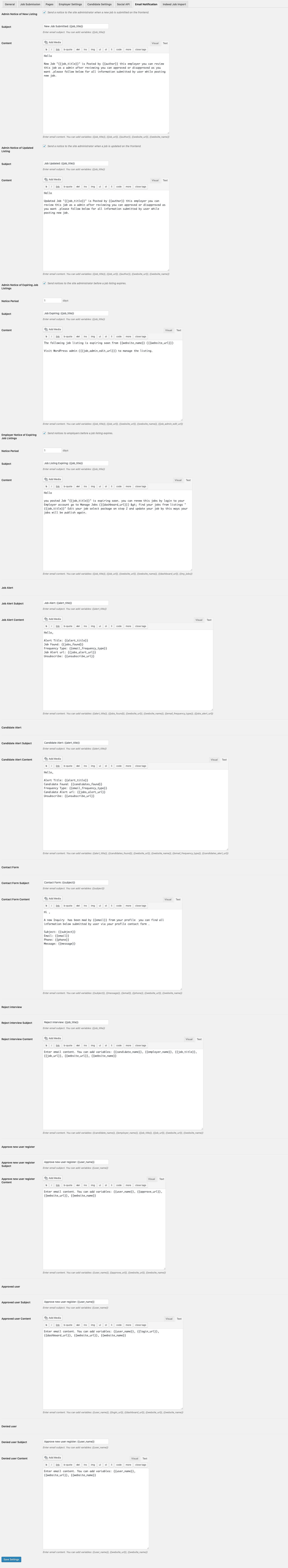 Workio - Theme Documentation